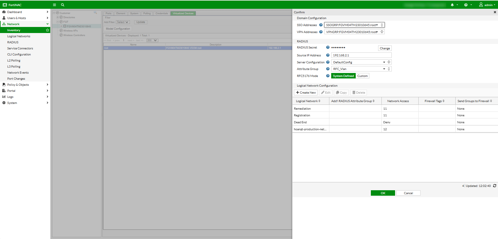 Step 1-6 Microsoft Entra ID, FortiGate, FortiNAC, and FortiSwitch Configuration | FortiNAC-F 7.6 ...